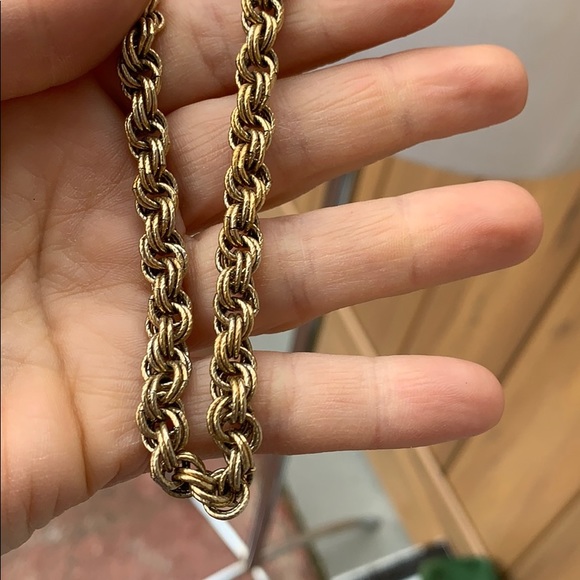 Vintage | Jewelry | Vintage 96s Super Long Gold Rope Chain Necklace ...